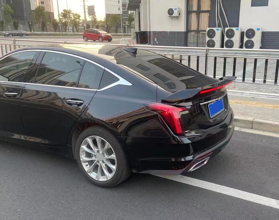 2020-2022 For Cadillac CT5 Glossy Black Rear Trunk Spoiler Wing w/ LED ...