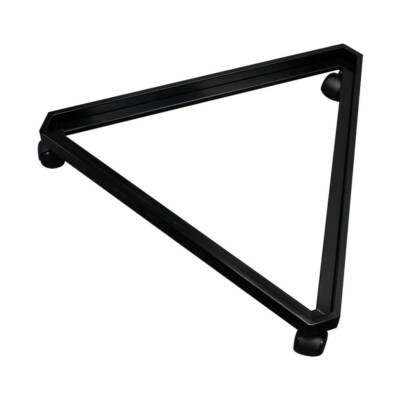Rolling Triangle Dolly Base 3 Way BLACK Casters 24" x 27" Display ...
