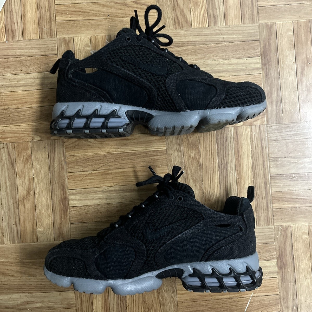 Size 8 - Nike Stussy x Air Zoom Spiridon Caged 2 Black Cool Size 8 - Nike Stussy x Air Zoom Spiridon Caged 2 Black Cool