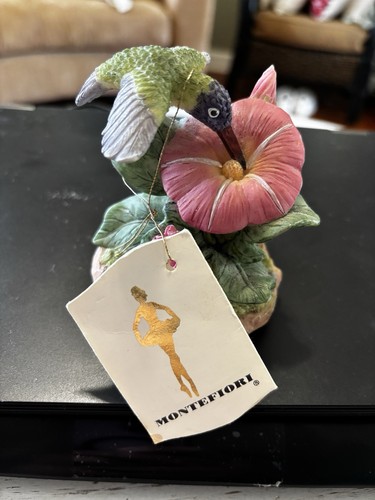 Montefiori Hummingbird Figurine Vintage - Still Has Tag, Very Detailed ...