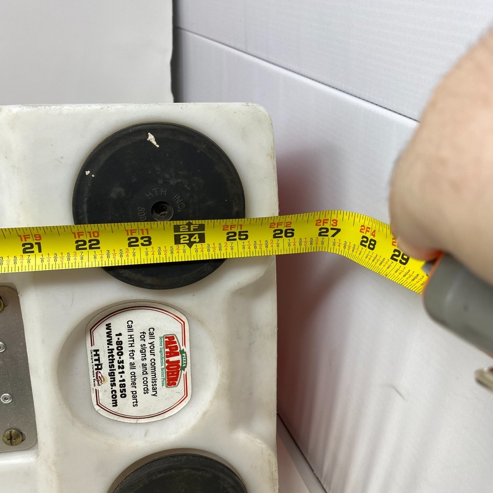 Papa John's Pizza Car Topper – Untested, Magnets Included (No Charging ...