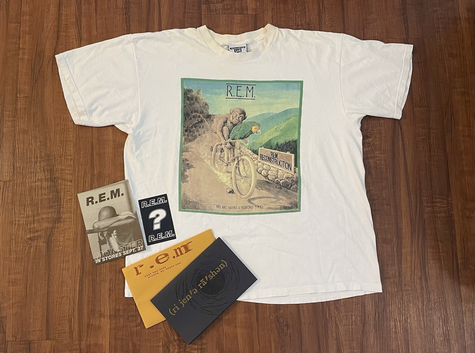 Vintage 1985 R.E.M. REM Fables Of Reconstruction Tee … - Gem