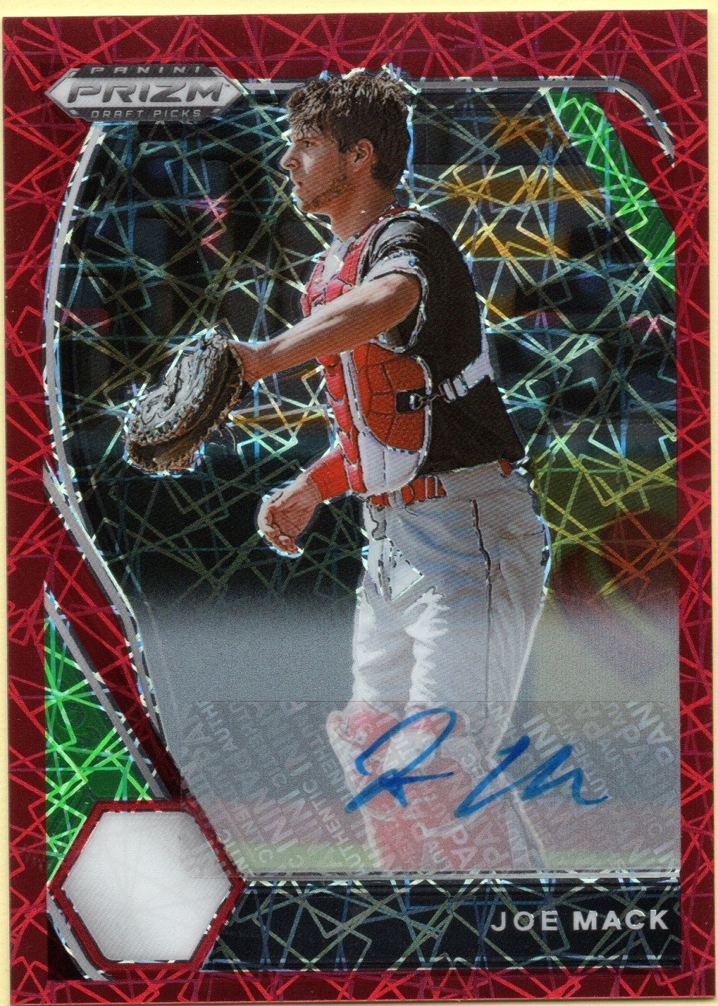 2021 Panini Prizm Draft Picks - Joe Mack #PDP31 Red Velocity Prizm ...