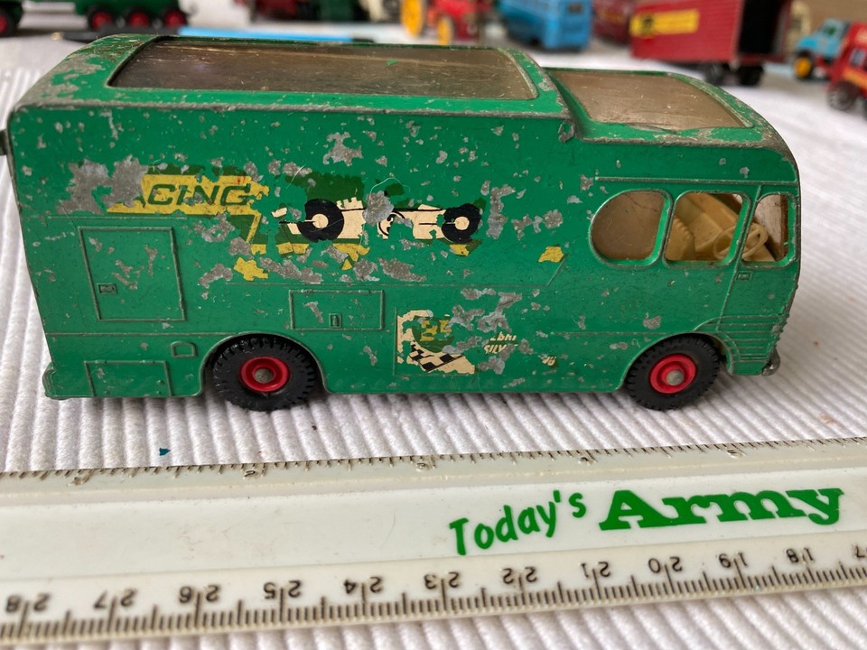 Vintage Matchbox Lesney Major Pack N9 M-6 "RACING CAR TRANSPORTER ...