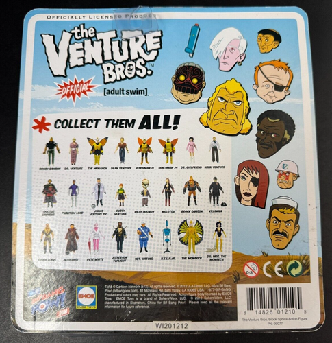 Bif Bang Pow! - The Venture Bros. Brock Samson SPHINX 8" Figure ...