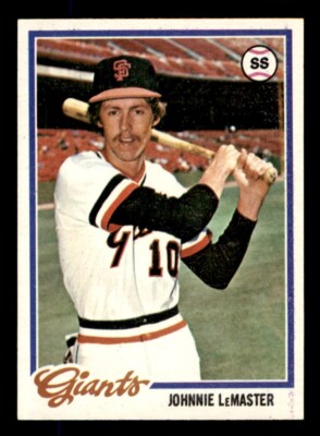 1978 Topps Baseball #538 Johnnie LeMaster NM/MT | eBay