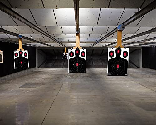 Silhouette Shooting Target - Large Size 18 x 24 - Multiple Aiming Zones ...