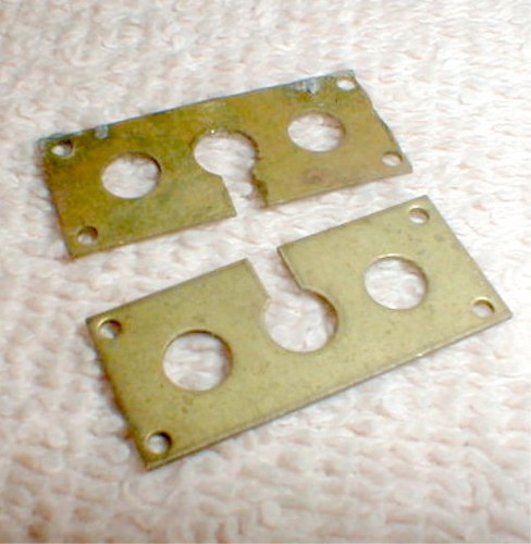 16D Brass Motor Brackets by Russkit Slot Car 1 Pair Original Vintage ...