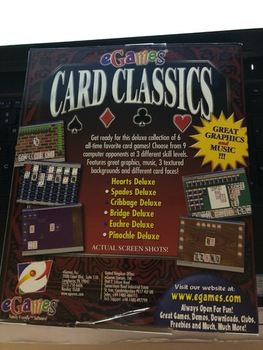 eGames Card Classics-Game Master Series-box/CD | eBay