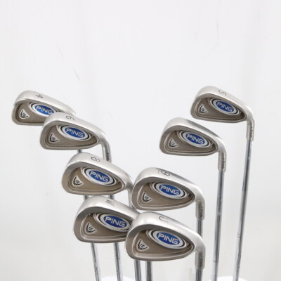 Ping i5 Iron Set 4-W,U Green Dot Steel Shaft Regular Flex Right-Handed ...