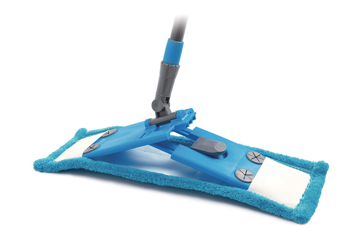 Cleanstar Microfibre Tab-Lock Flat Mop (FMOP-3B) LAST STOCK AVAILABLE ...
