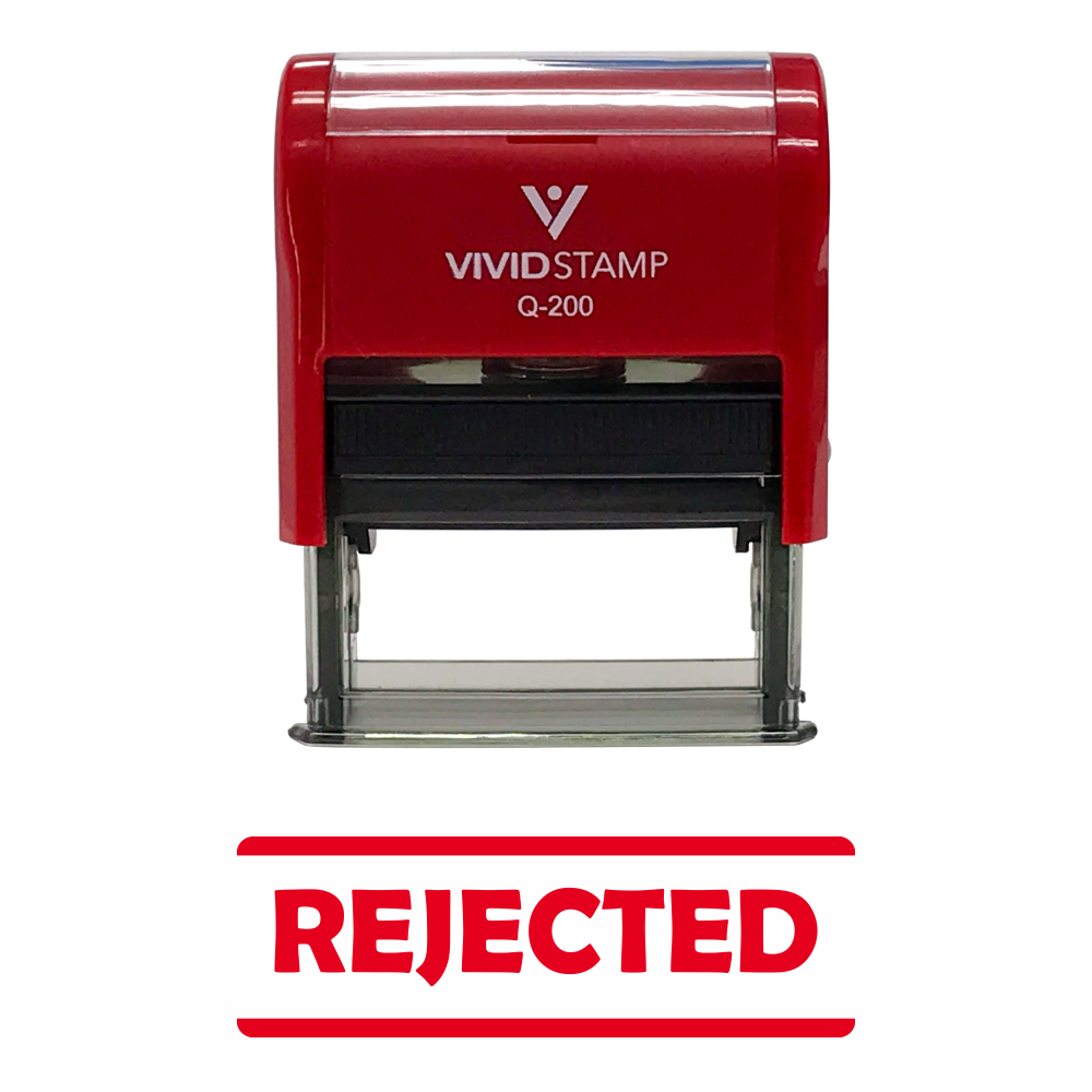 Rejected Self-Inking Office Rubber Stamp | eBay