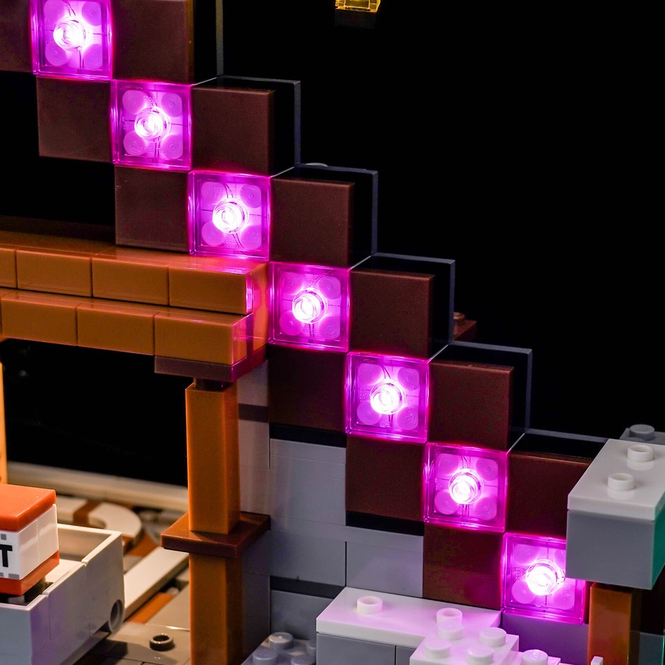 BrickBling LED Light Set for LEGO Minecraft The Pickaxe Mine 21277 ...