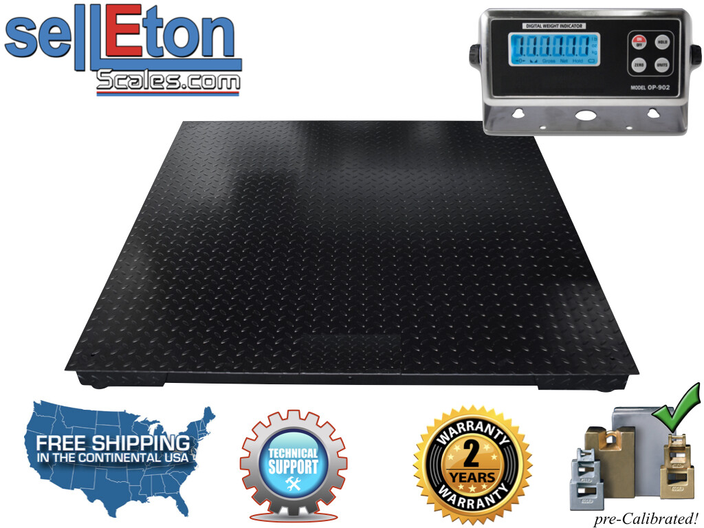 Floor Scale/Heavy Duty Platform 48X48 10,000 LB by 0.5 LB accuracy | eBay