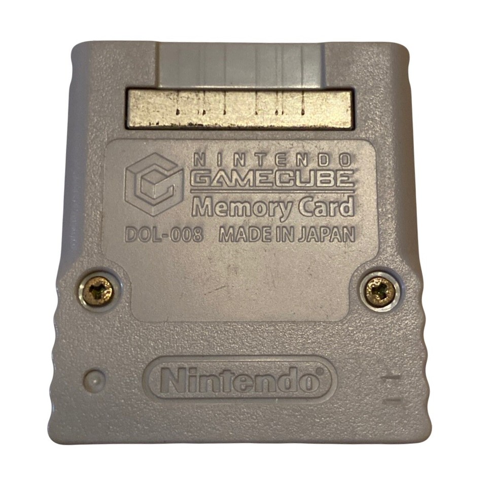 Official OEM Nintendo GameCube 59 Block Memory Card (DOL-008) Tested | eBay
