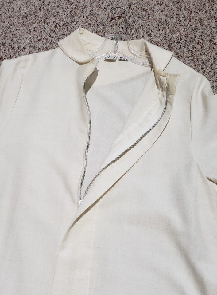 ALTAR SERVER CHOIR ALB SLABBINCK FLAX POINTED COLLAR 45" LONG | eBay