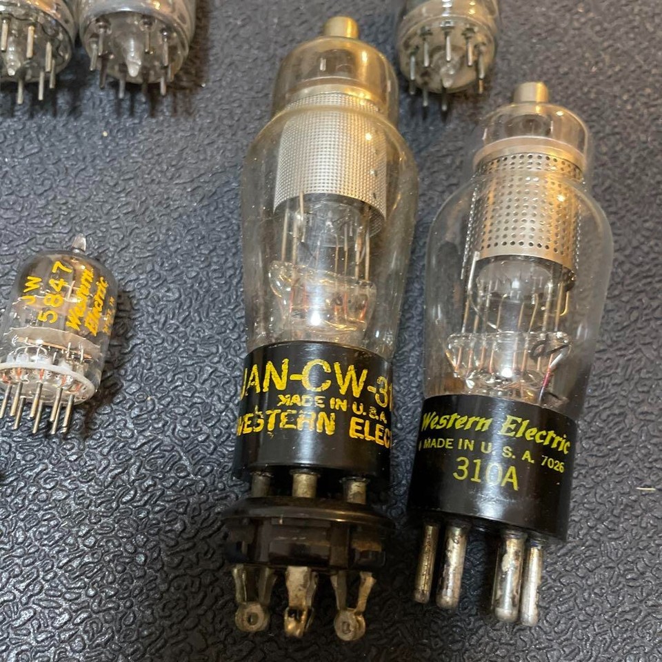 Western Electric 437A 367A 429A 310A 5847 Vacuum Tube Set Rare | eBay