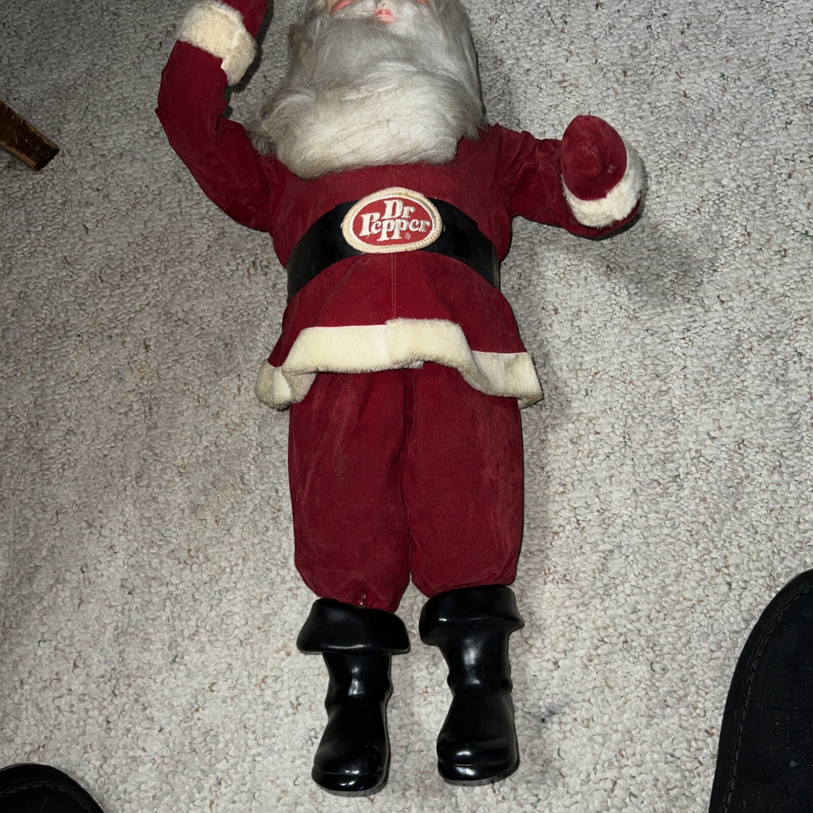 Rare VINTAGE 1960s Dr Pepper SANTA CLAUS 32” Tall Store Display ...