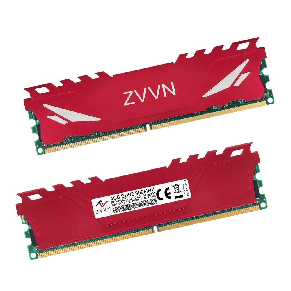 ZVVN 8GB 2x 4GB DDR2 800MHz PC2-6400U CL5 intel Desktop PC Gaming ...