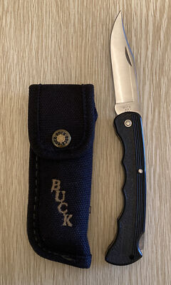 BUCK USA Vintage 426 Bucklite Black Handle Hunting Folding Lockback ...