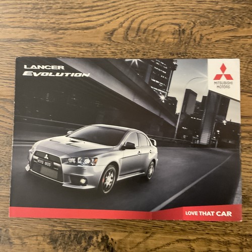 2013 MITSUBISHI LANCER EVOLUTION X MR AUSTRALIA BROCHURE | eBay