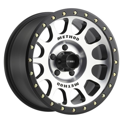 18x9 Method MR305 NV Machined/Black Street Loc Wheels 5x150 (25mm) Set ...