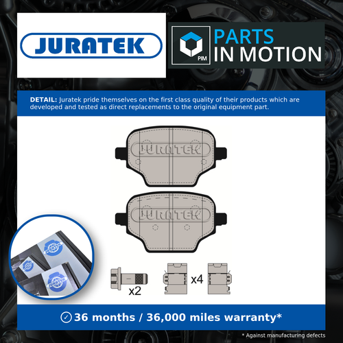Brake Pads Set fits CITROEN BERLINGO B9, K9 1.2 Rear 2018 on 1635254980 ...