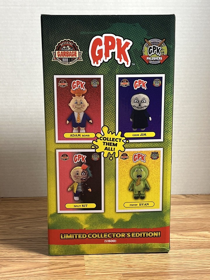 Fryin' Ryan Garbage Pail Kids 12” Plush Limited Collector Edition Joe ...