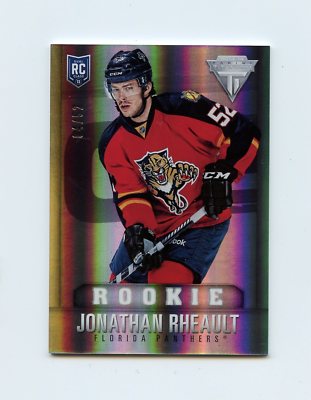 13/14 TITANIUM ROOKIE RC #144 JONATHAN RHEAULT 04/52 PANTHERS *60253 ...