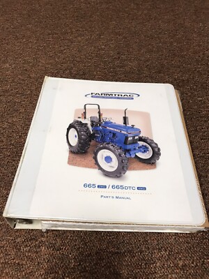 New genuine Farmtrac 665 665 DTC tractor parts book catalog manual | eBay