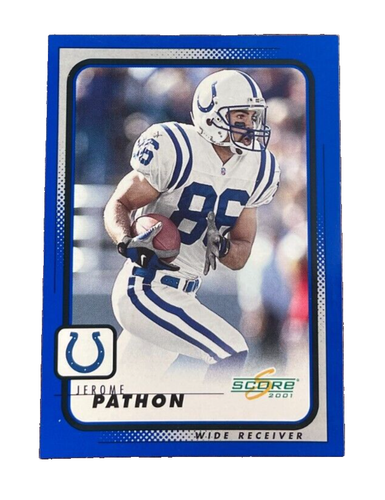 2001 SCORE CARD # 84 Jerome Pathon - Indianapolis Colts | eBay