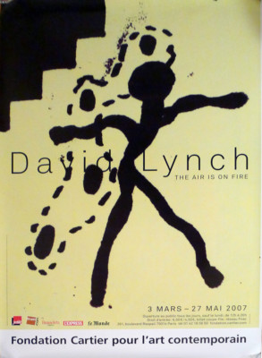 DAVID LYNCH EXHIBITION PARIS 2007 - THE AIR IS ON FIRE - RARE ORIGINAL ...