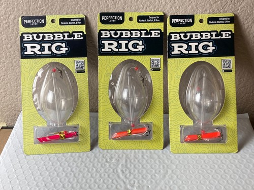 3 Perfection Bubble Rig - with Leader/Hook. Designed for Mackeral ...