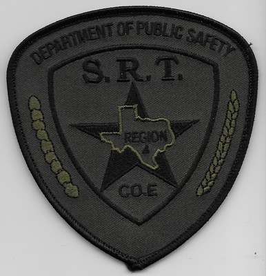 Texas DPS State Police SWAT SRT Subdued patch TX | eBay