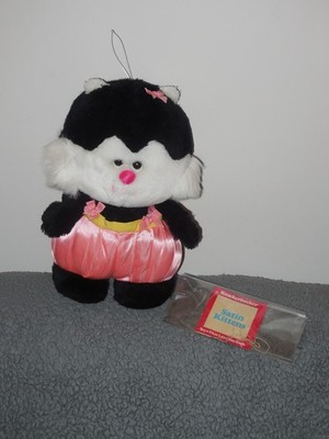 Vintage Knickerbocker Satin Kittens plush with tag | eBay