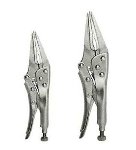 Cal-Hawk Long Needle Nose Locking Vice Grip Style Pliers with Quick ...