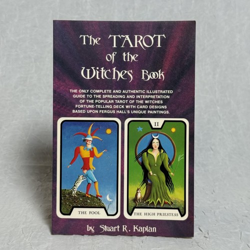 Vintage Tarot of the Witches Book Stuart R Kaplan 1982 Softcover ...
