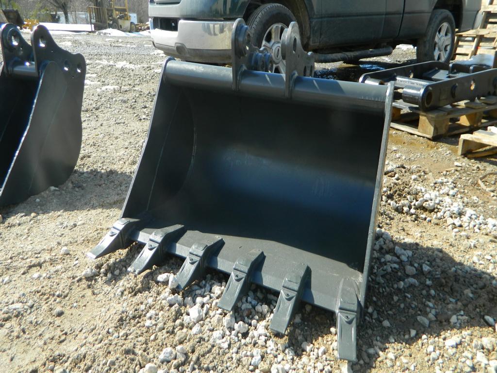 36" pin on bucket built to fit kubota KX121-2-3 excavator USA ...