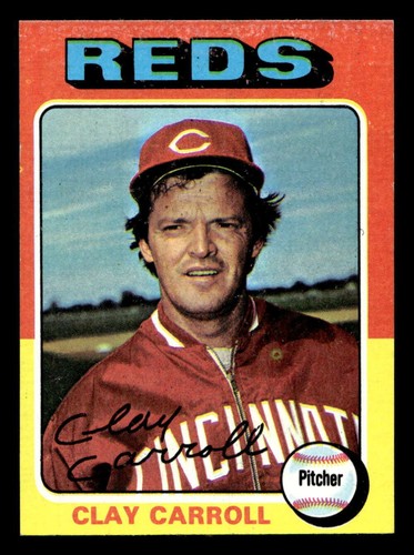 1975 Topps Mini #345 Clay Carroll Near Mint+ Reds | eBay
