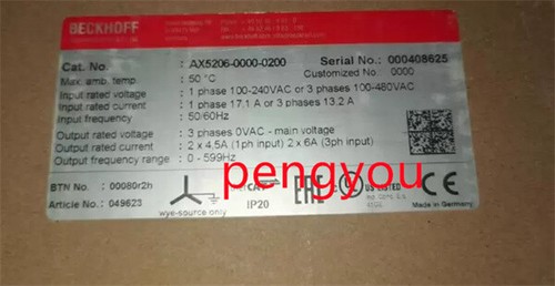 AX5206-0000-0200 Brand New Fast Shipping Via FedEx or DHL | eBay