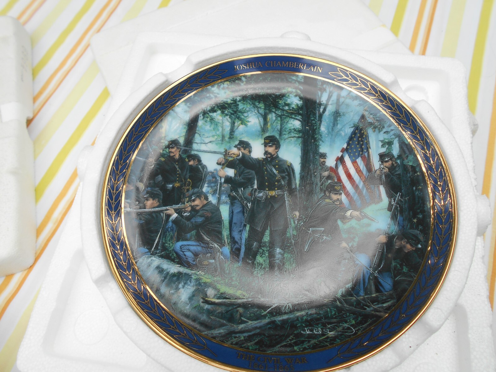 Joshua Chamberlain "Gallant Men of the Civil War" Bradford Exchange-8in ...