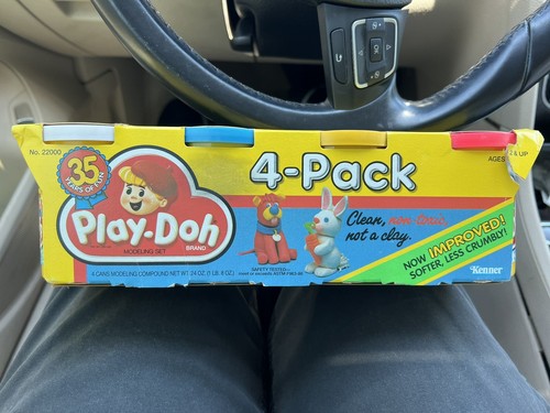 Play-Doh Vintage 1991 4 Pack Red Blue Yellow White 76281220000| eBay