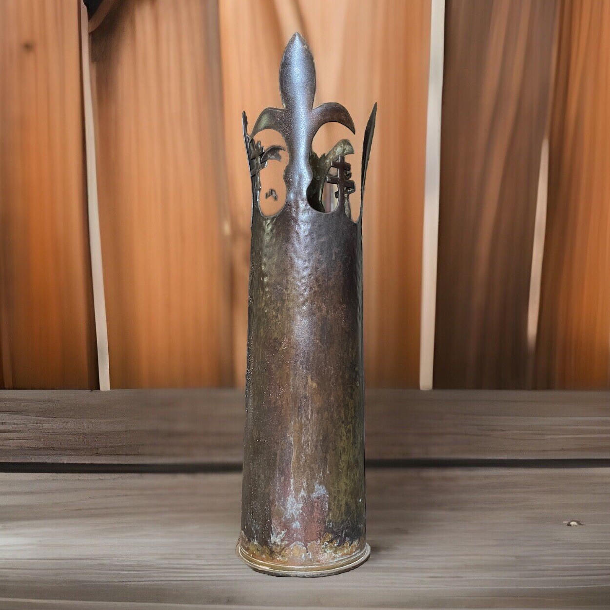 WWI/WW1 French 75mm Shell Trench Art 1915 Cross Of Lorraine Handmade | eBay