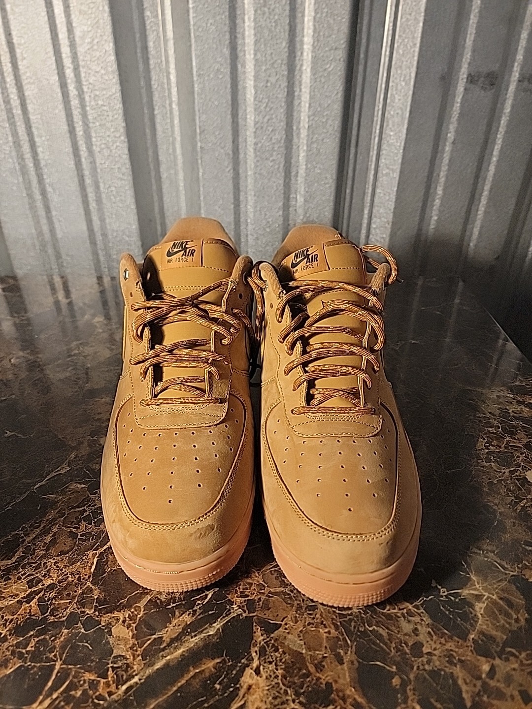 Nike Air Force 1 '07 WB Wheat Gum Flax Light Brown CJ… - Gem