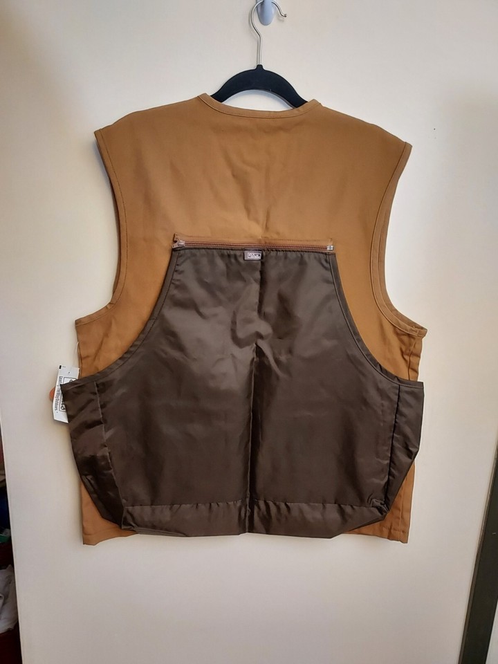 Vtg Walls Canvas Work Vest Mens L Full Zip Quarpel Water & Oil ...