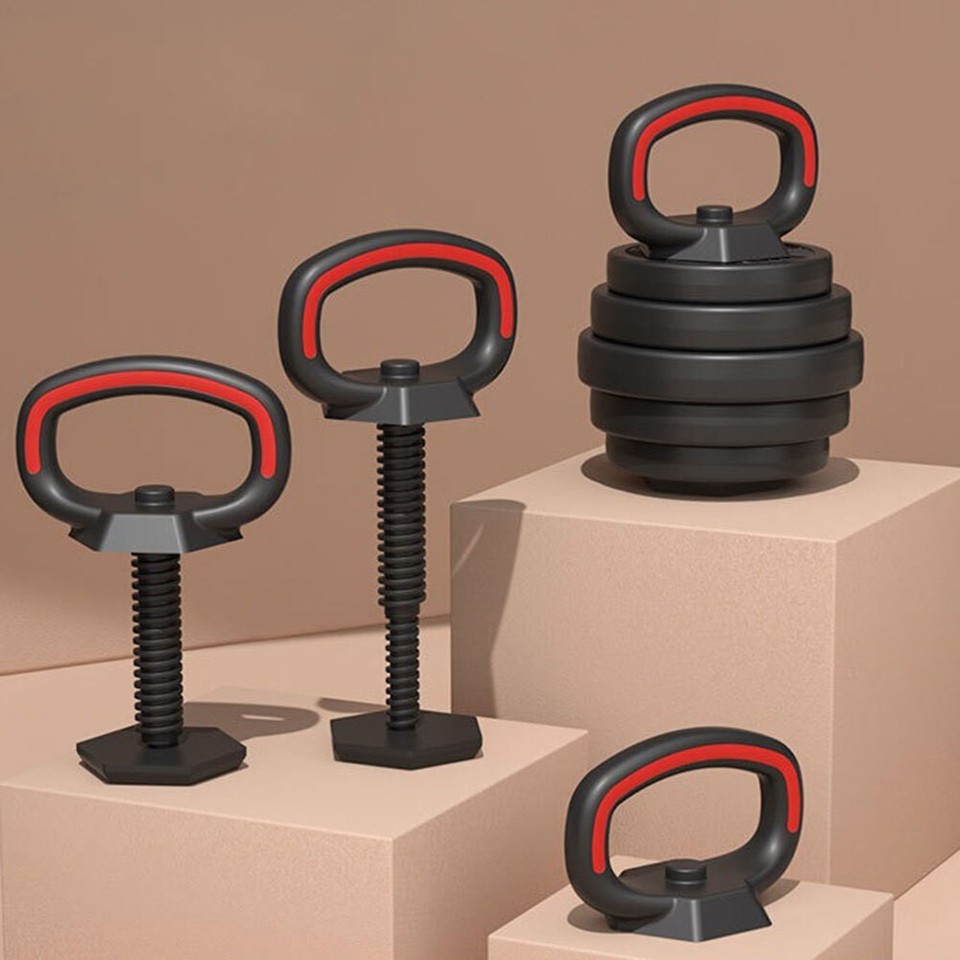 Adjustable Kettlebell Fitness Training Flexible Workouts Lightweight ...