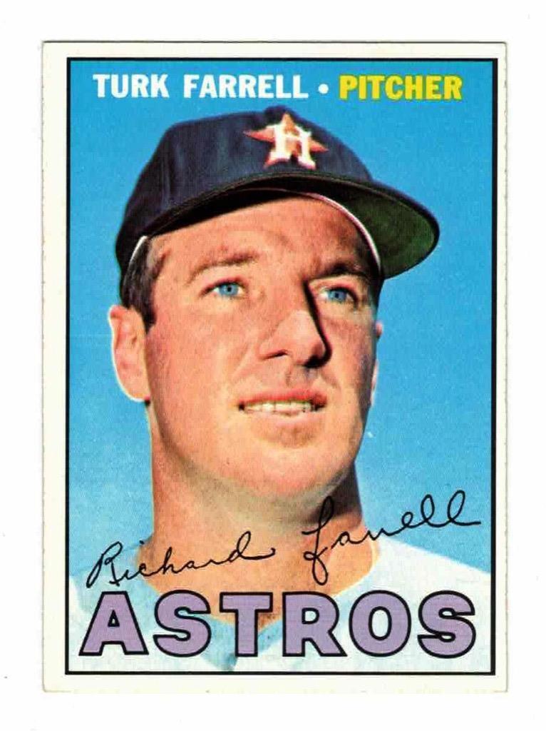 1967 Topps Turk Farrell Houston Astros #190 EXC | eBay