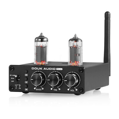 HiFi Valve Tube Preamp with Bluetooth Home Stereo Preamp Receiver Music ...