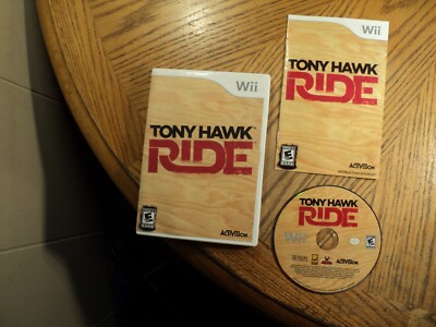 Tony Hawk Ride( Wii 2009) Case, Disc & Manual | eBay