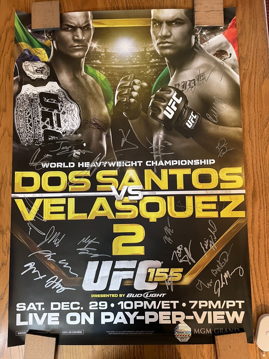 Cain Velasquez Vs Junior Dos Santos Poster